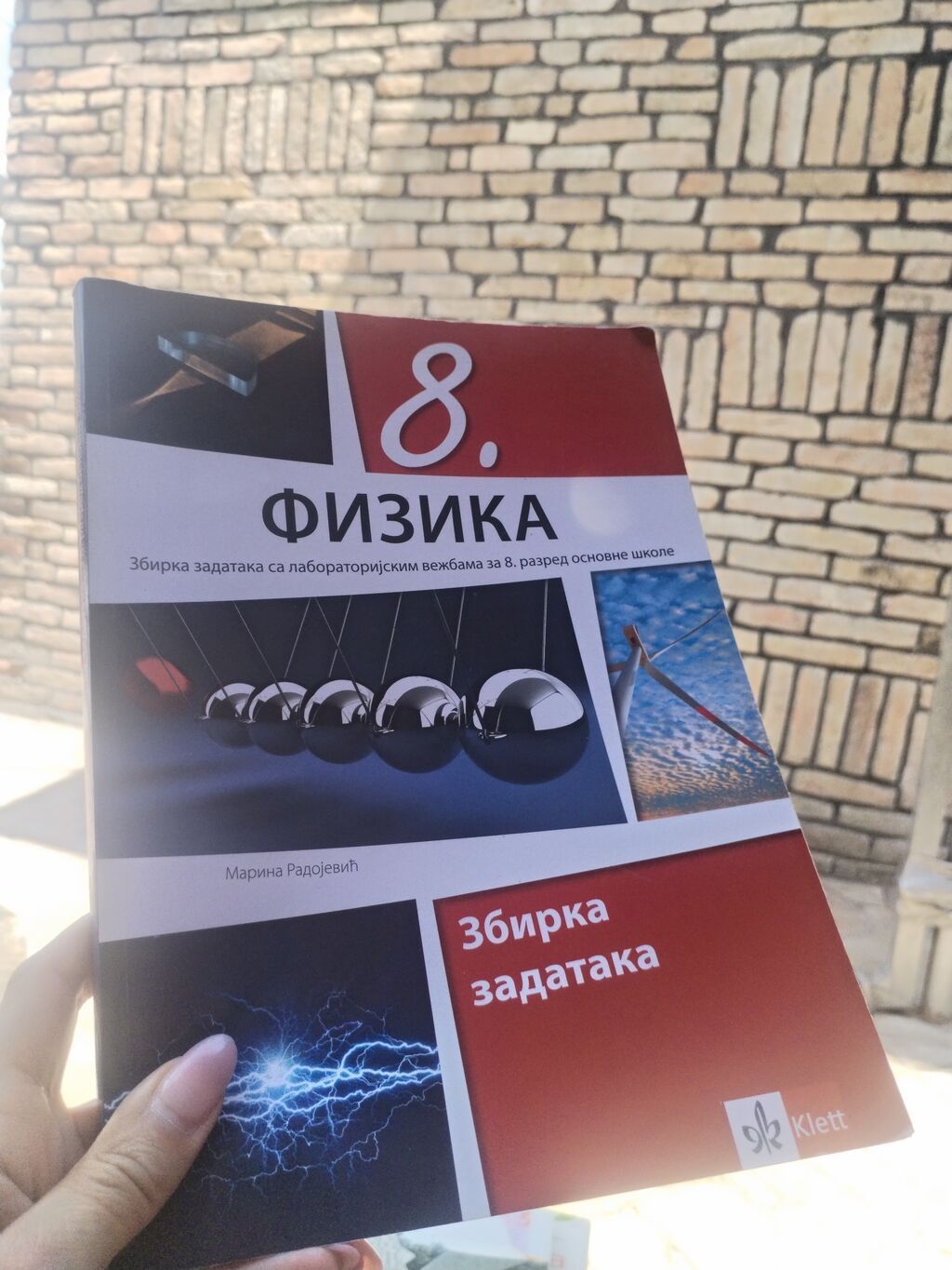 Zbirka zadataka – Fizika za 8. razred osnovne škole (Klett) - Naslov