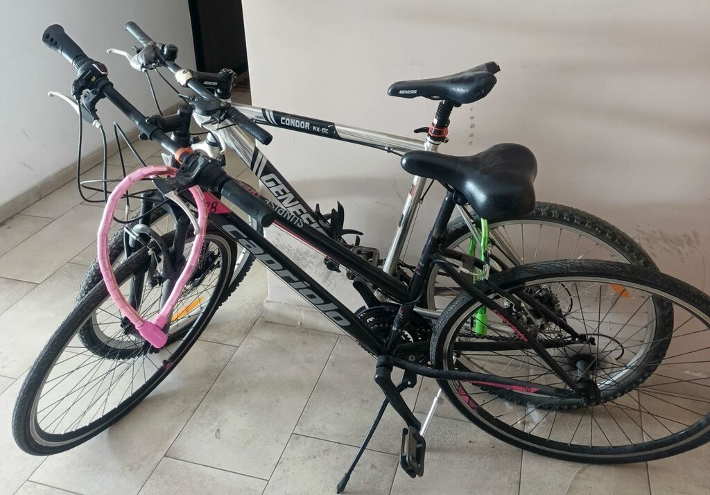 Dva gradsko-trek bicikla - Modeli/oznake vidljive: Capriolo
