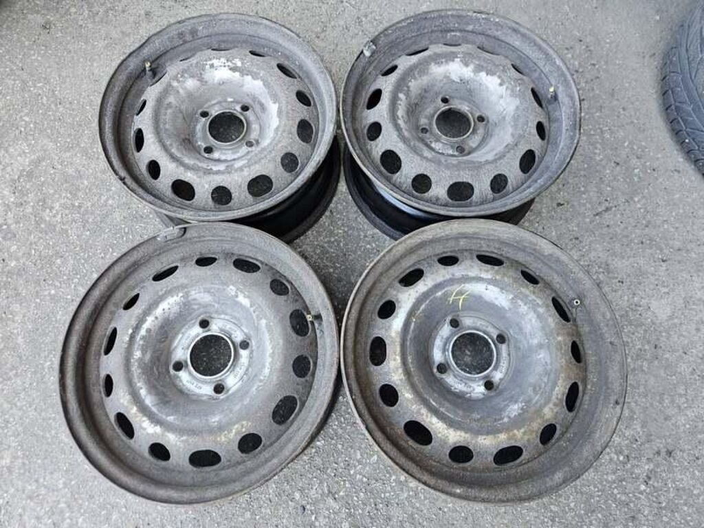 ČELIČNE FELNE 15 4 X 108 | R15 4x108 6,5j et27 Set - 35e fix