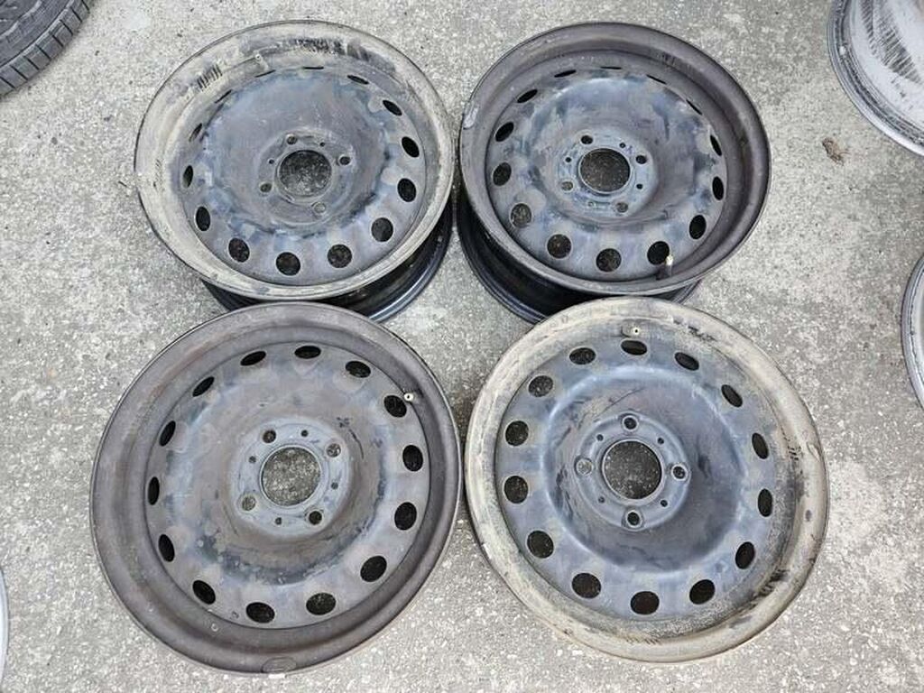 ČELIČNE FELNE 14 4 X 108 | R14 4x108 5,5j et24 Set - 50e fix