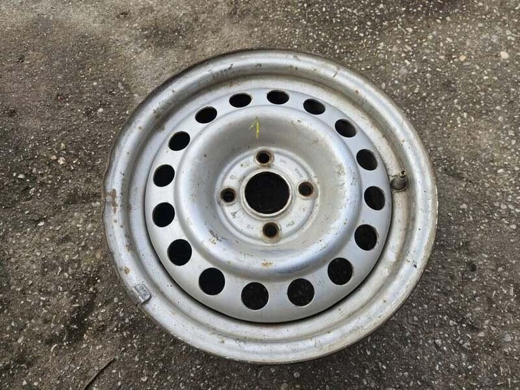 ČELIČNE FELNE 14 4 X 100 | R14 4x100 6j et38 1 komad VW 10e fix