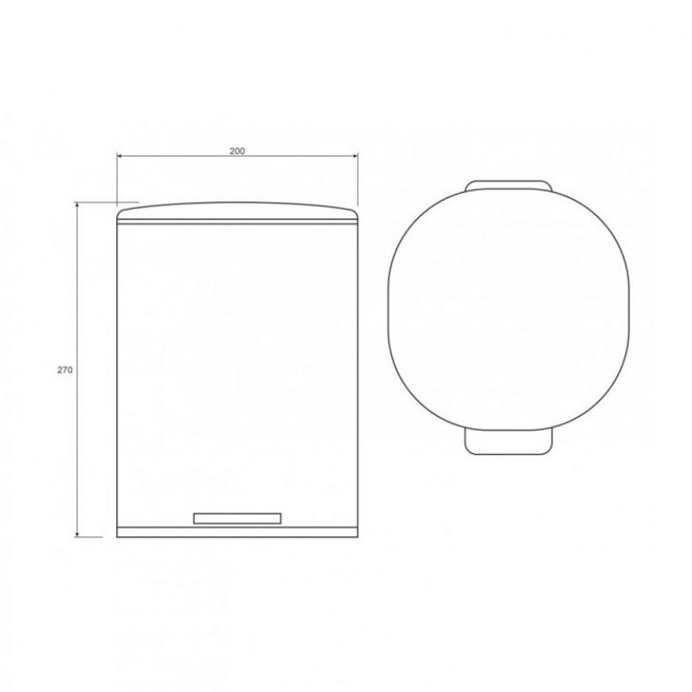 KANTA 5L BRUSHED GOLD SQUARE