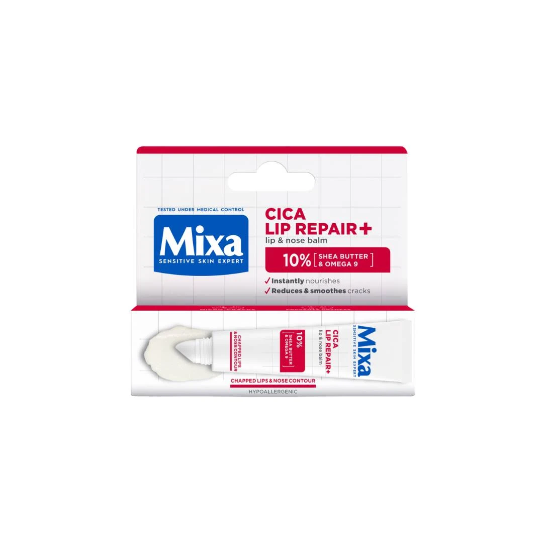 MIXA Cica Lip Repair+ Balzam za Negu Usana i Područje oko Nosa 10 mL