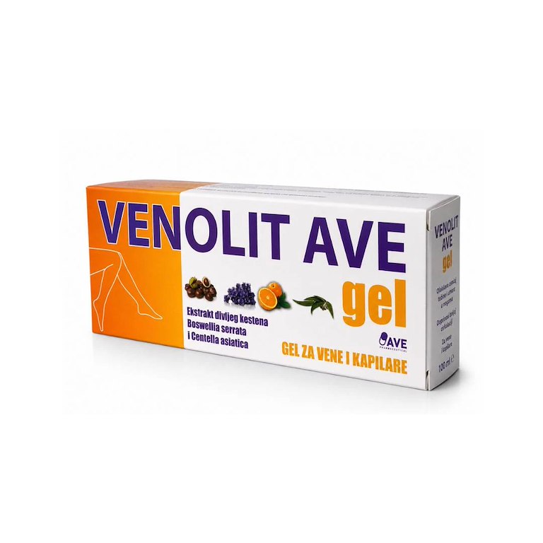 Venolit AVE Gel za Vene i Kapilare; za Teške, Umorne i Otečene Noge 75 mL