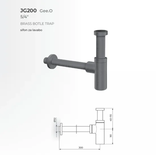 SIFON ZA LAVABO – 5/4 – GEE.O