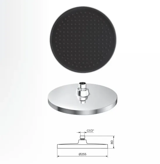 TUŠ RUŽA 1/2 – S.3 – D.250MM 6LIT/MIN – SILIKONSKE PRSKALICE