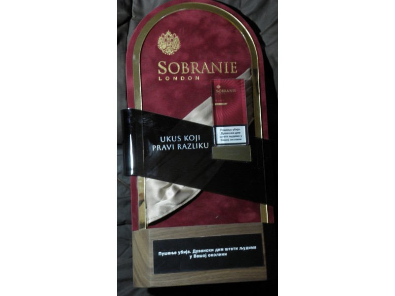 SOBRANIE - REKLAMNI PANO, STALAK