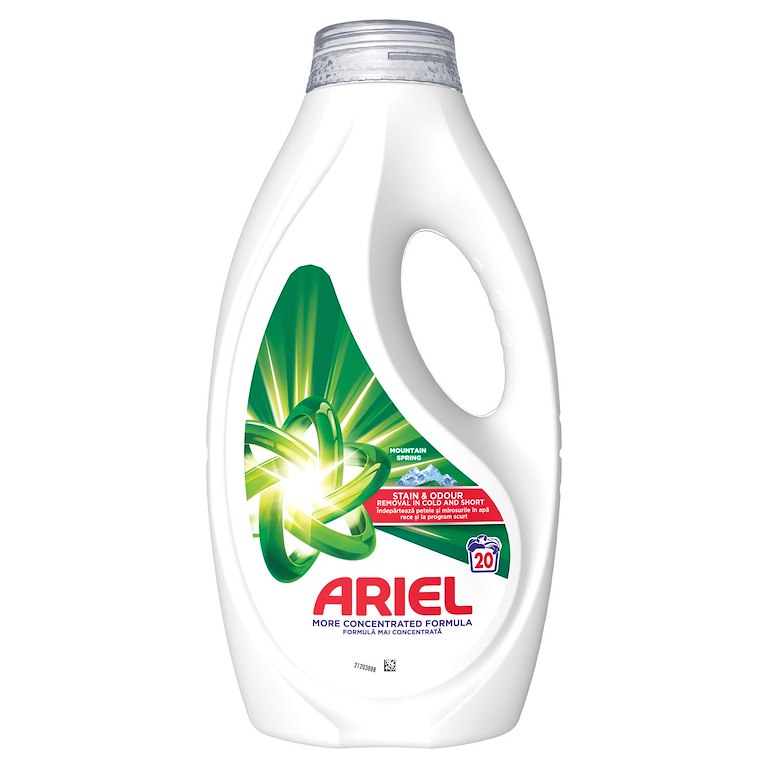 Ariel det liquid ms 20w 0.9l ariel