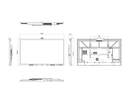 HISENSE 65'' 65WM6FE 4K Interactive Display sa kamerom