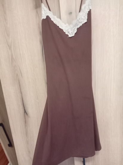 Bershka cokolada haljinica