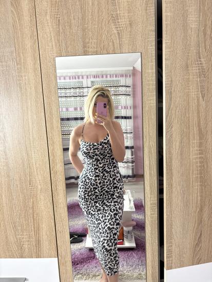 Leopard haljina otvorenih ledja+ haljina BERSKA