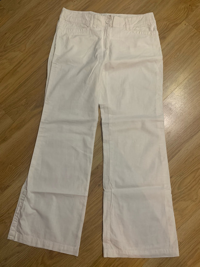 Siroke lanene pantalone H&M