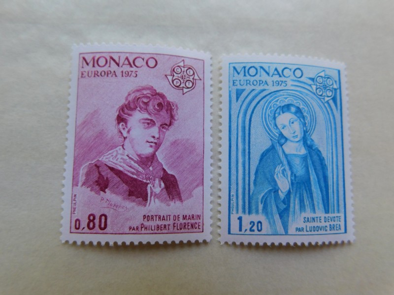 MONAKO EUROPA 1975 KOMPLET ČISTA SERIJA