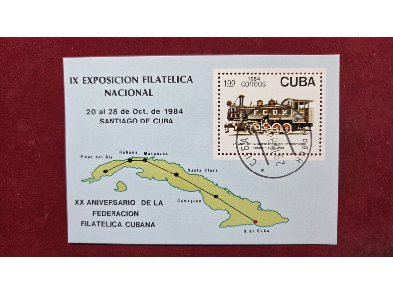 Kuba 1984..blok...F936