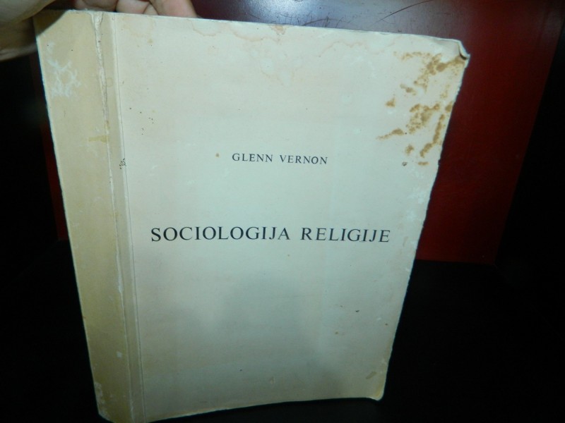 Sociologija religije, Glenn Vernon RARITET