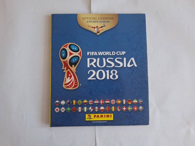 Album Russia 2018 400 zalepljenih sličica