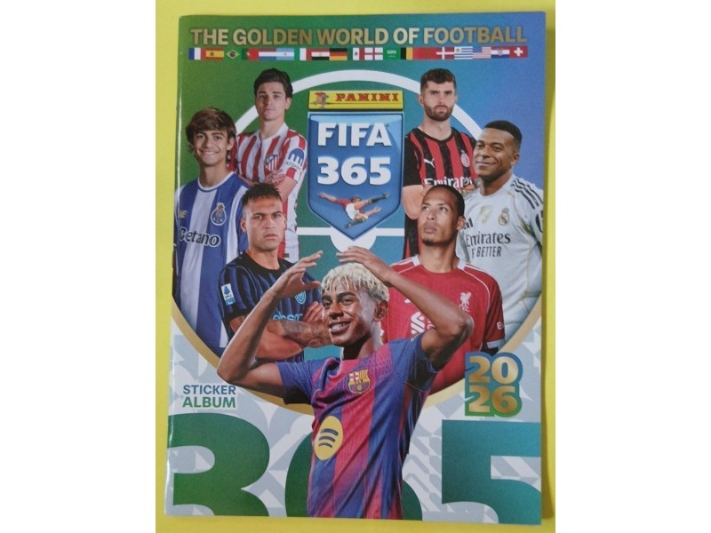 FIFA 365 PANINI Prazan album 2026