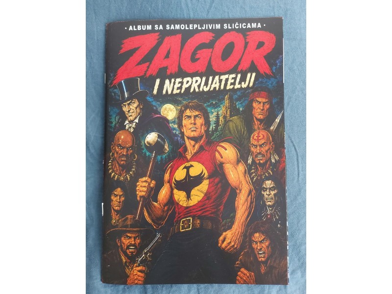Zagor i neprijatelji Album sa samolepljivim sličicama