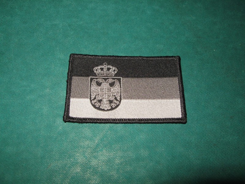 Zastavica Srbije-crna 3