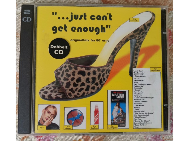 2cd Just Can`t Get Enough` - Originalhits Fra 80`erne