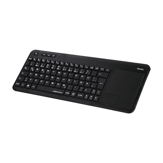 Tastatura Hama Uzzano 3.1 173091, USB Bežična, Sa ugrađenim mišem, Crna boja
