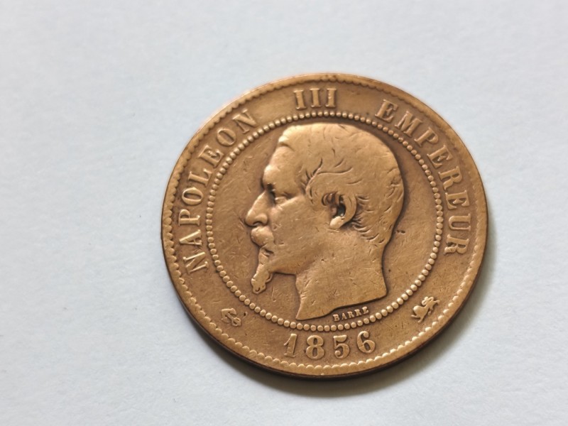 Francuska 10 c 1856