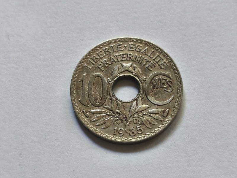 Francuska 10c 1935