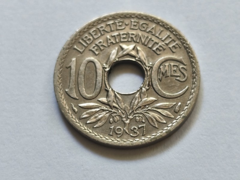 Francuska 10c 1937