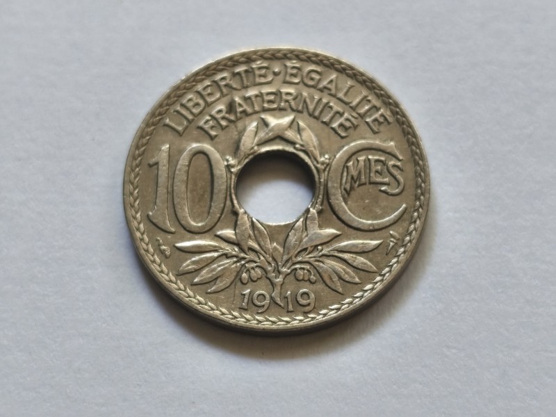 Francuska 10c 1919