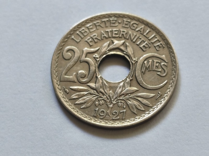 Francuska 25c 1927