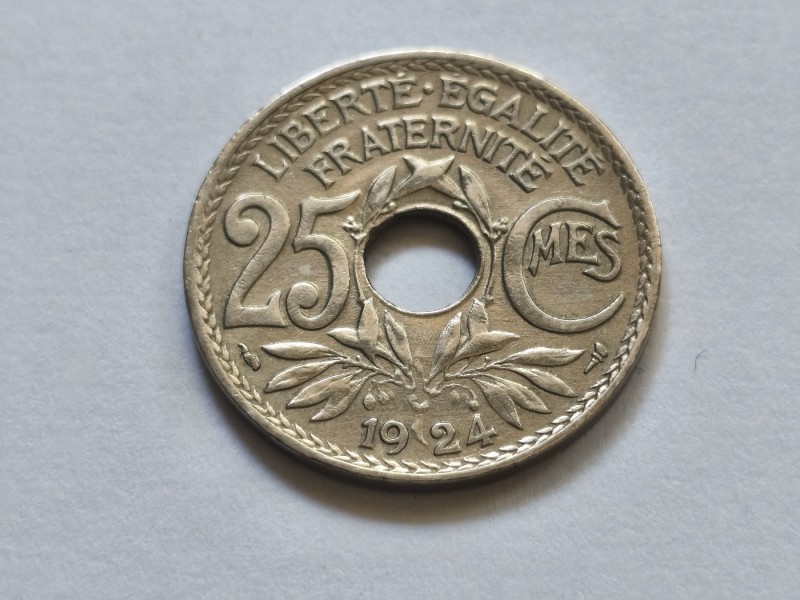 Francuska 25c 1924