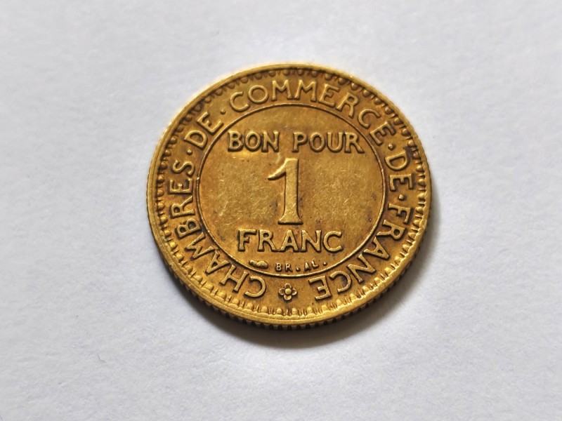 Francuska 1 franc 1925