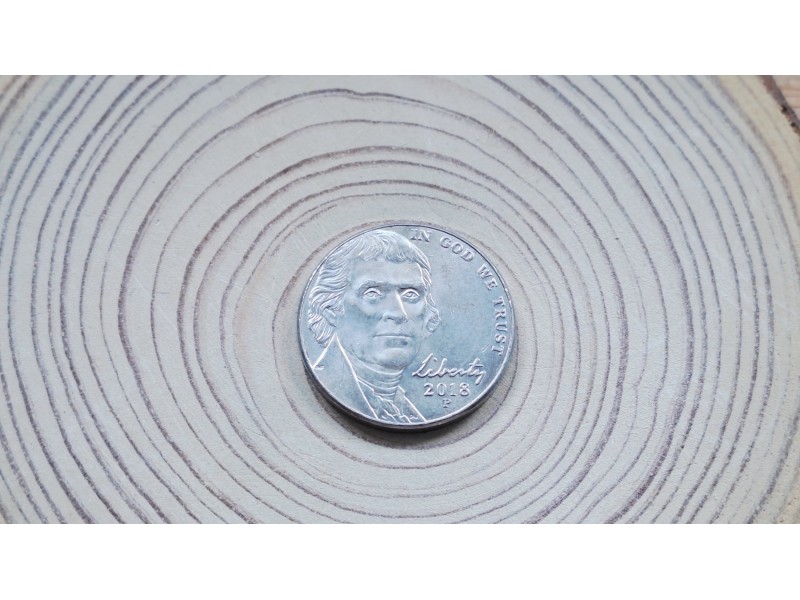 USA FIVE CENTS 2018 GODINA