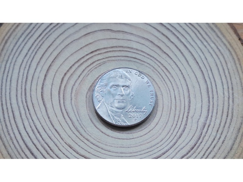 USA FIVE CENTS 2017 GODINA