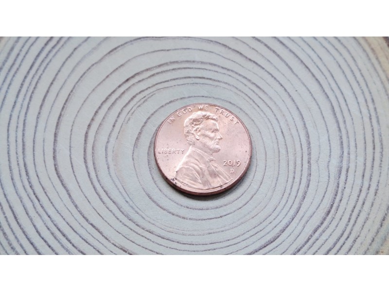 USA ONE CENT 2019 GODINA KOVNICA D