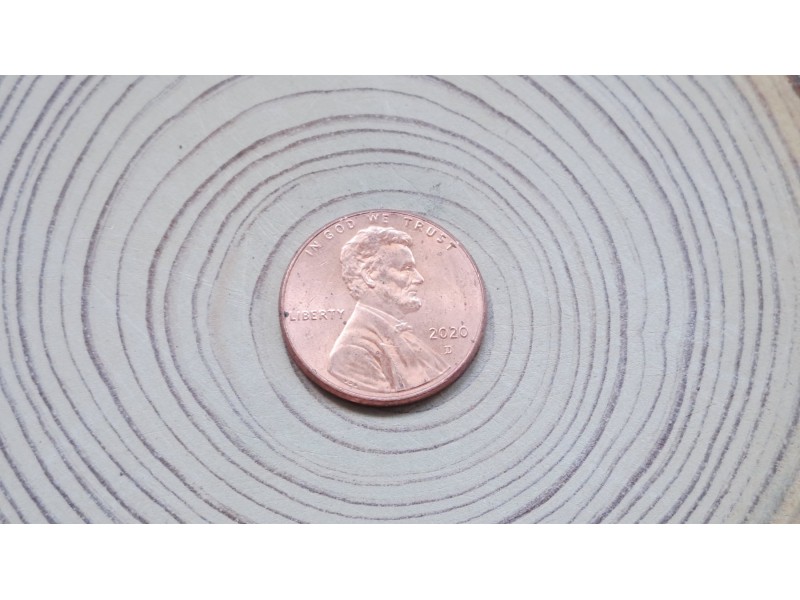 USA ONE CENT 2020 GODINA KOVNICA D