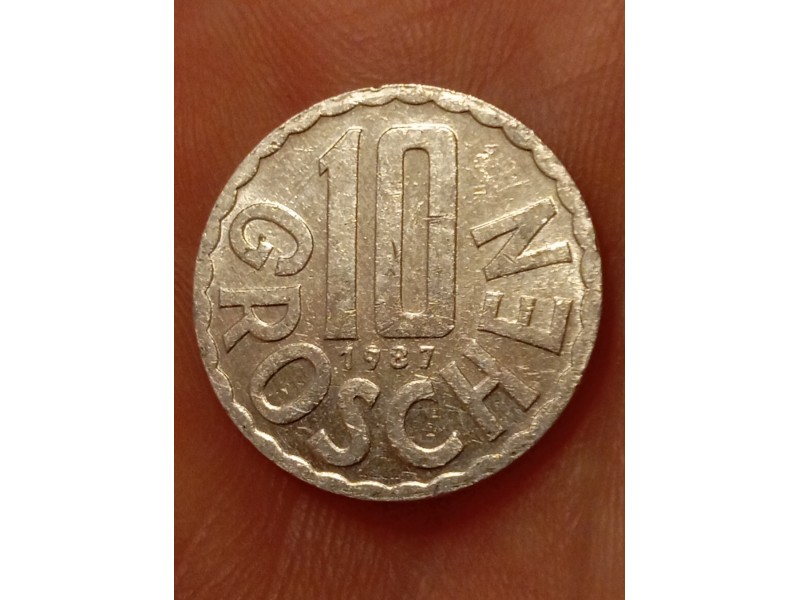 10 groschen 1987g.