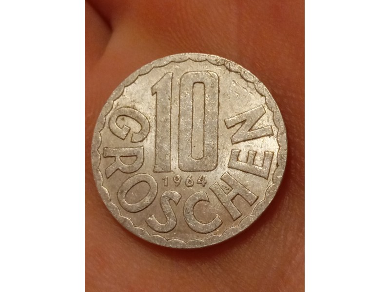 10 groschen 1964g.