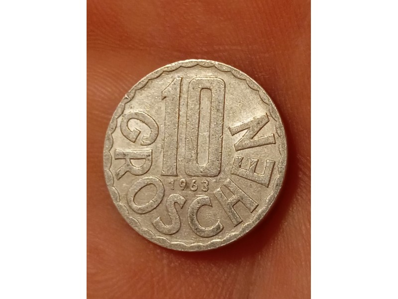 10 groschen 1963g.