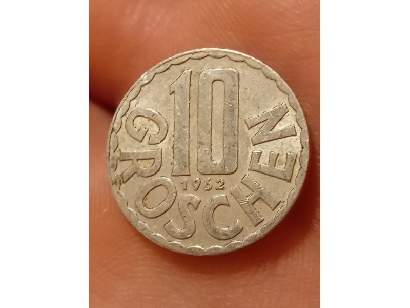 10 groschen 1962g.