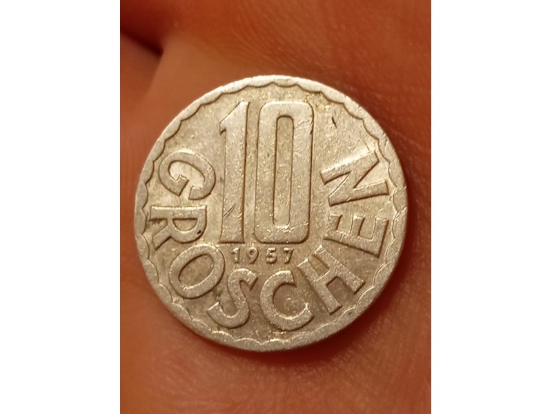 10 groschen 1957g.