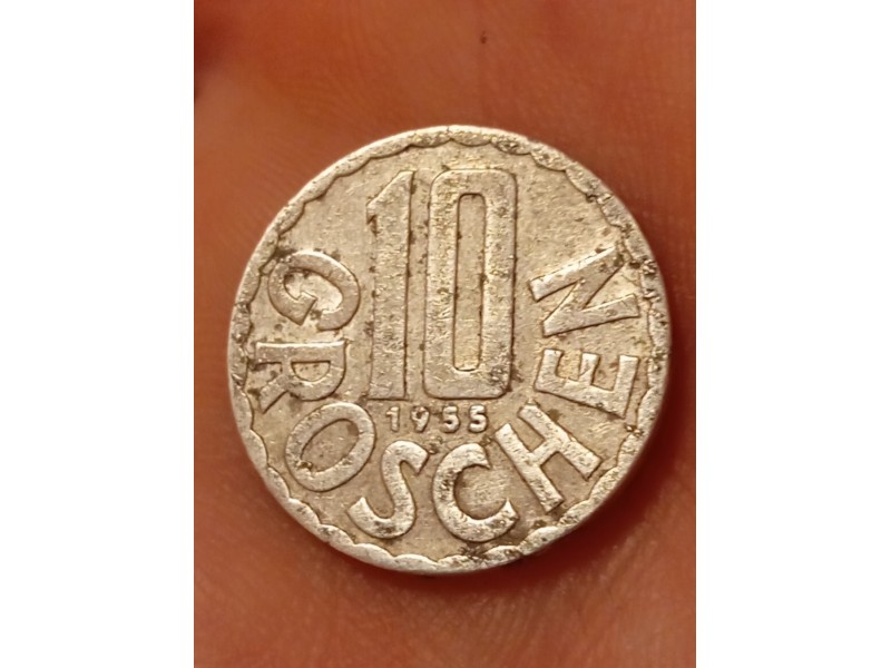 10 groschen 1955g.
