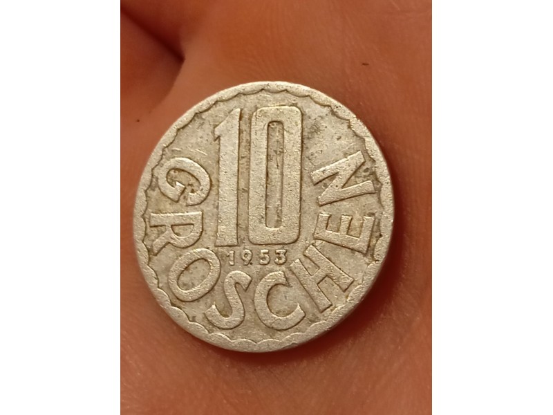 10 groschen 1953g.