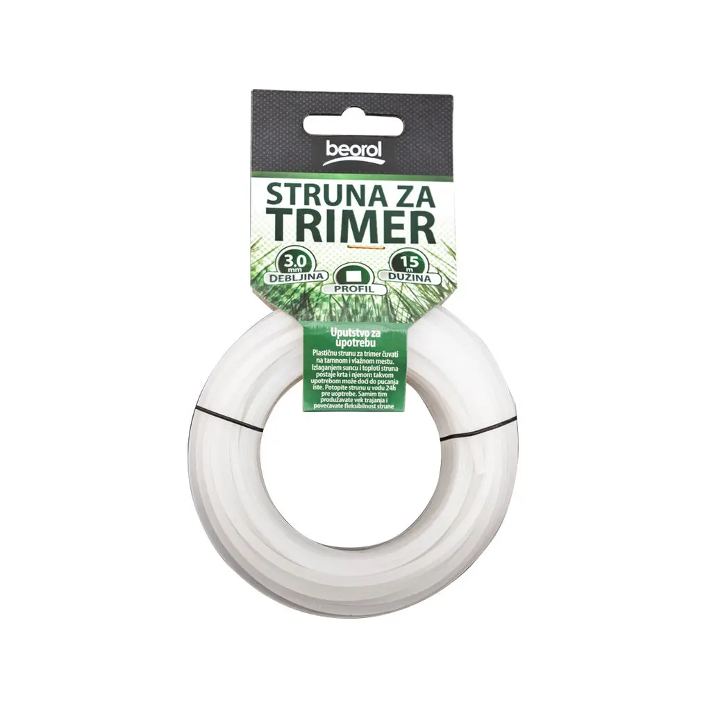 Beorol kvadratna trimer liniјa, 3,0 mm x 15 m, bela