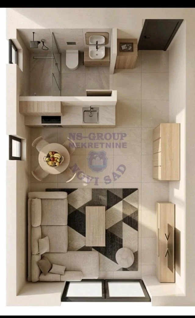 Garsonjera 30m2 Telep