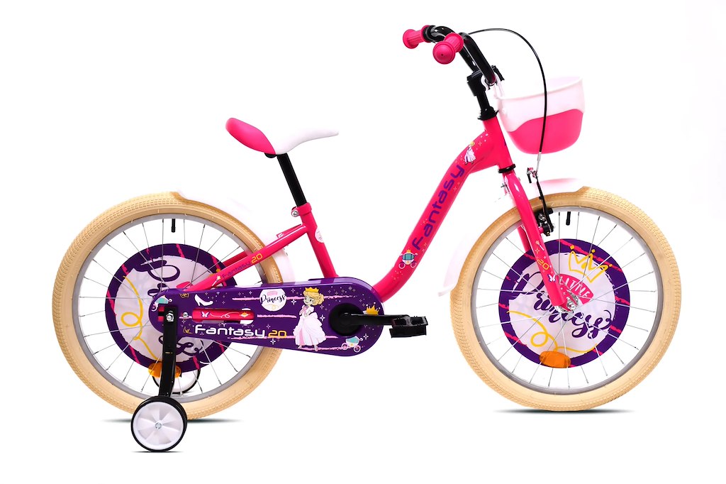 BICIKL ADRIA FANTASY 20"HT pink-belo