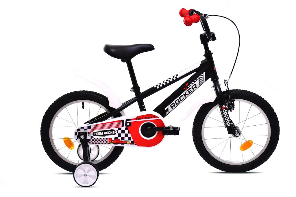 BICIKL ADRIA ROCKER 16"HT crno-belo