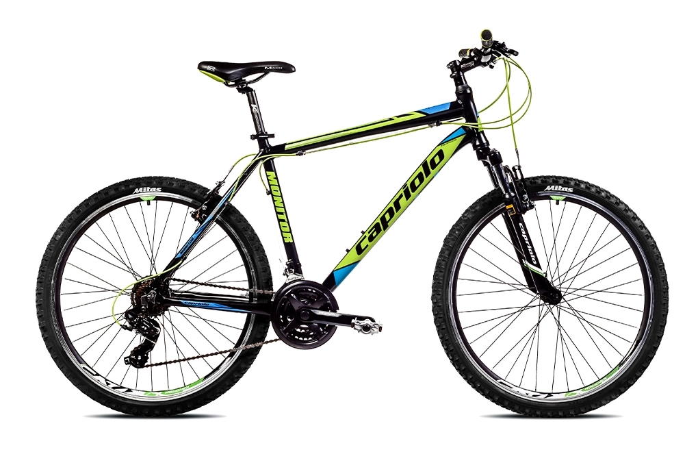 BICIKL CAPRIOLO MONITOR FS MAN 26"/21AL crno-zeleno 20"