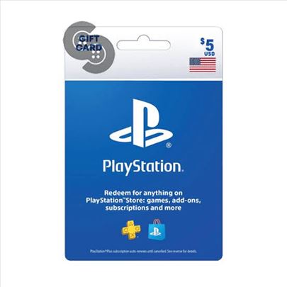 PSN 5 USD/dolara Dopuna/PS4 PS5 Gift Card/PlayStat