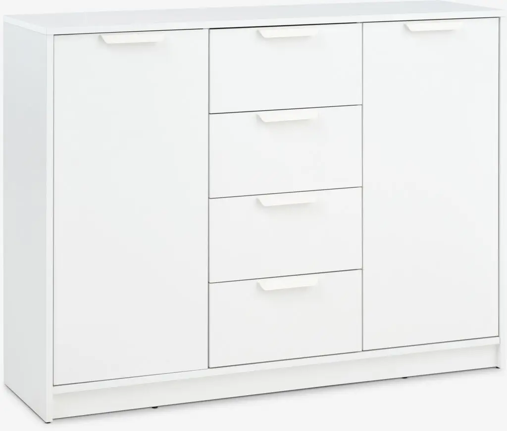 Komoda Linea, 118x42 cm, bela